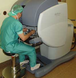 Extraperitoneale roboterassistierte radikale Prostatektomie