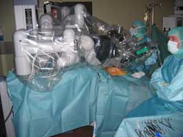 Extraperitoneale roboterassistierte radikale Prostatektomie